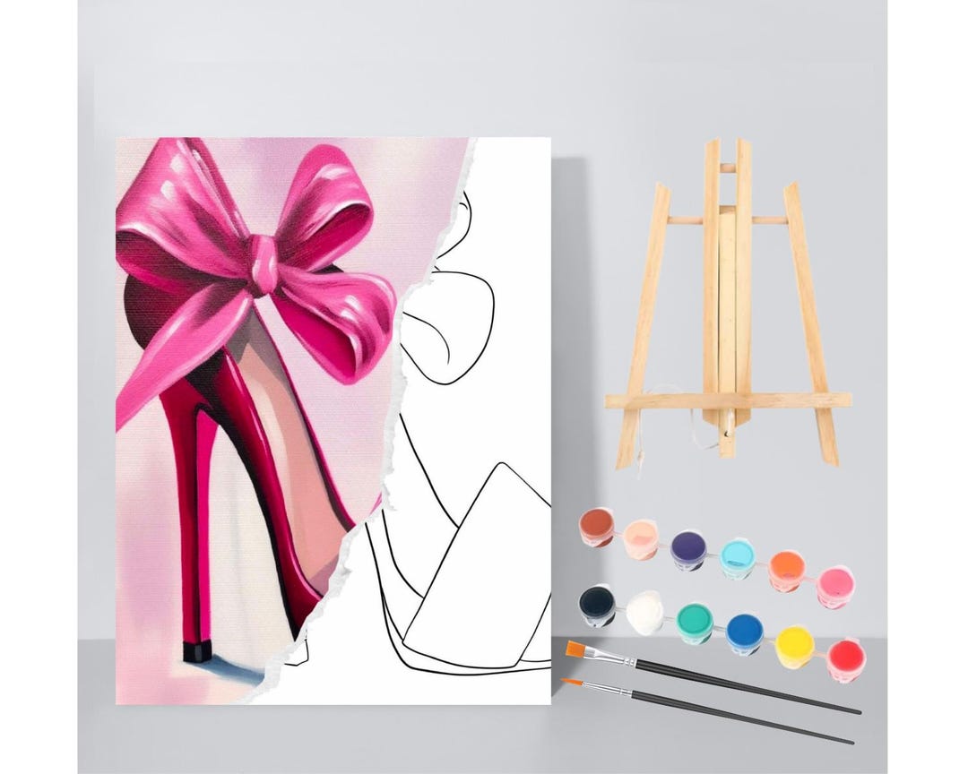 Paint on Canvas | Paint Party Canvas | Paint Kit | Girls Night Out ...