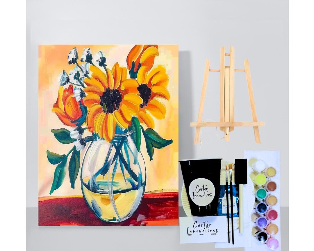 Fall Paint Party Paint Party Canvas Paint Kit Girls Night Out Sip and ...