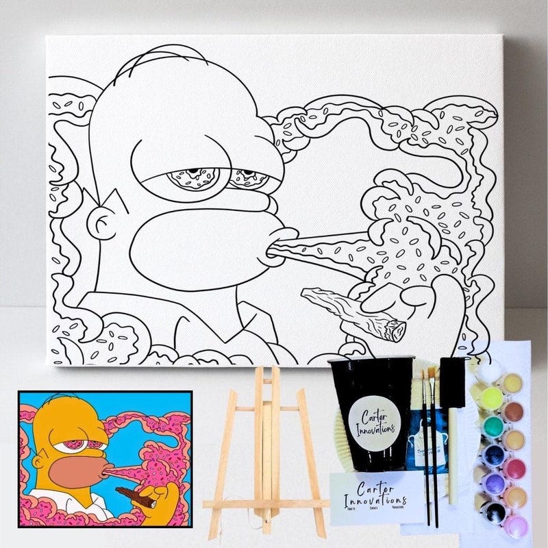 The Simpsons Weed - Etsy