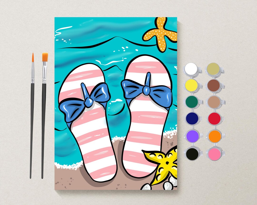 Pre Drawn Canvas | Paint Party Canvas | Girls Night Out | Sip & Paint ...