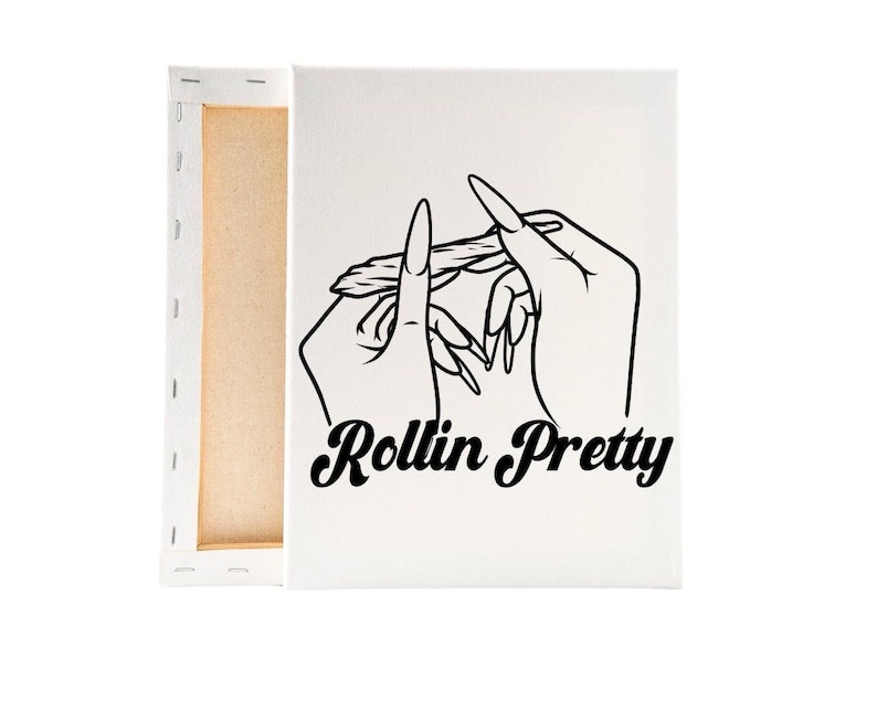 4/20 | Pre Drawn Canvas | Puff and Paint | Smokers Activity | Stoner ...