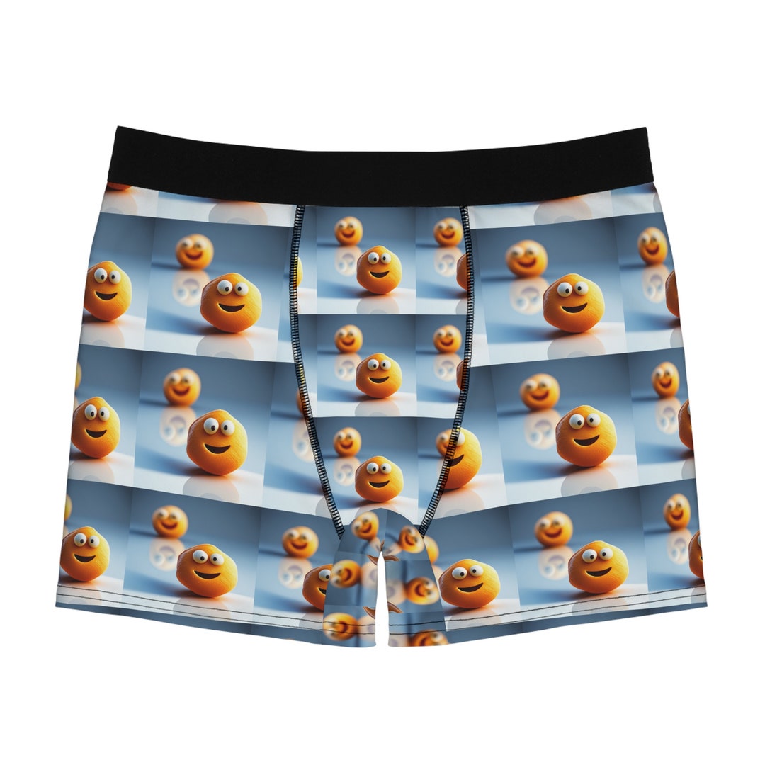 Smiley the Cheese Puff Men's Boxer Briefs AOP - Etsy
