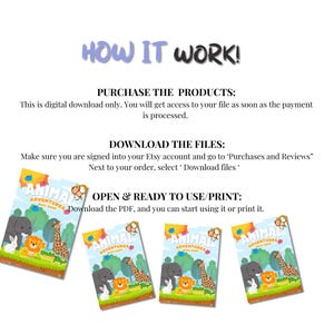 Animal Adventures Busy Book: Early Learning Activity (digital Download ...