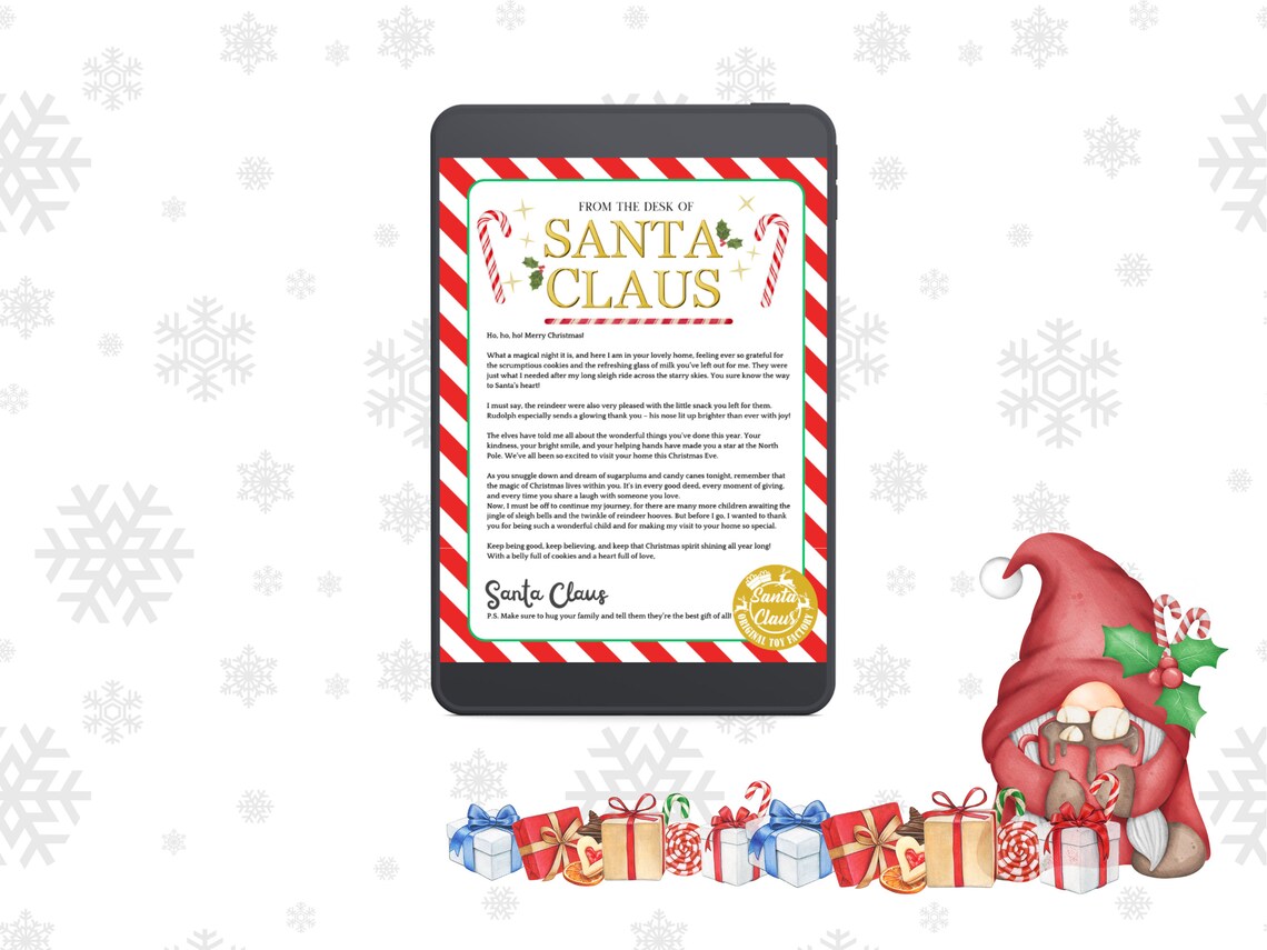 Letter From Santa, Secret Santa Ideas, Santa Letters, Nice List ...