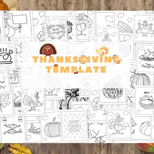 Thanksgiving Coloring Pages for Kids & Adults, Fall Coloring Pages ...