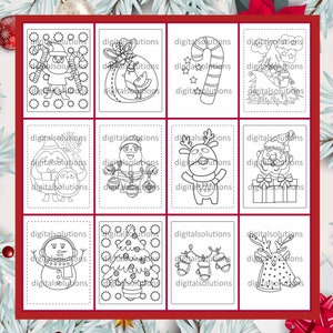100 Christmas Coloring Pages for Kids, Printable Christmas Activity ...
