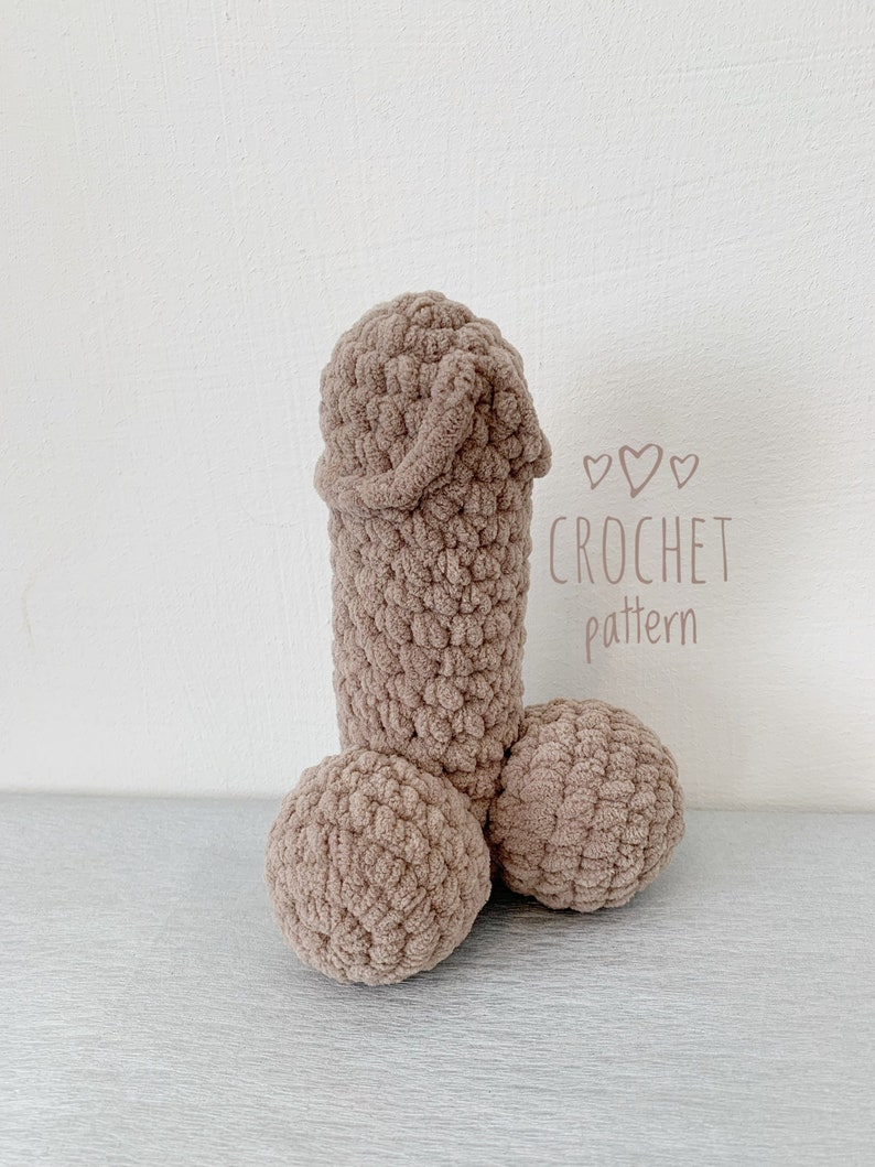 Easy Crochet Pattern Pdf Plush Penis Toy Neck Pillow Dick Etsy