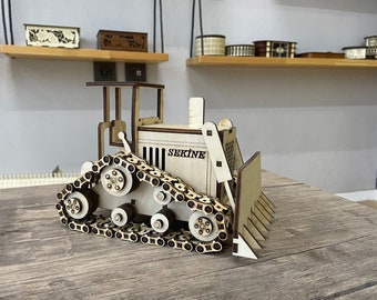Wooden Snow Plow Toy - Etsy