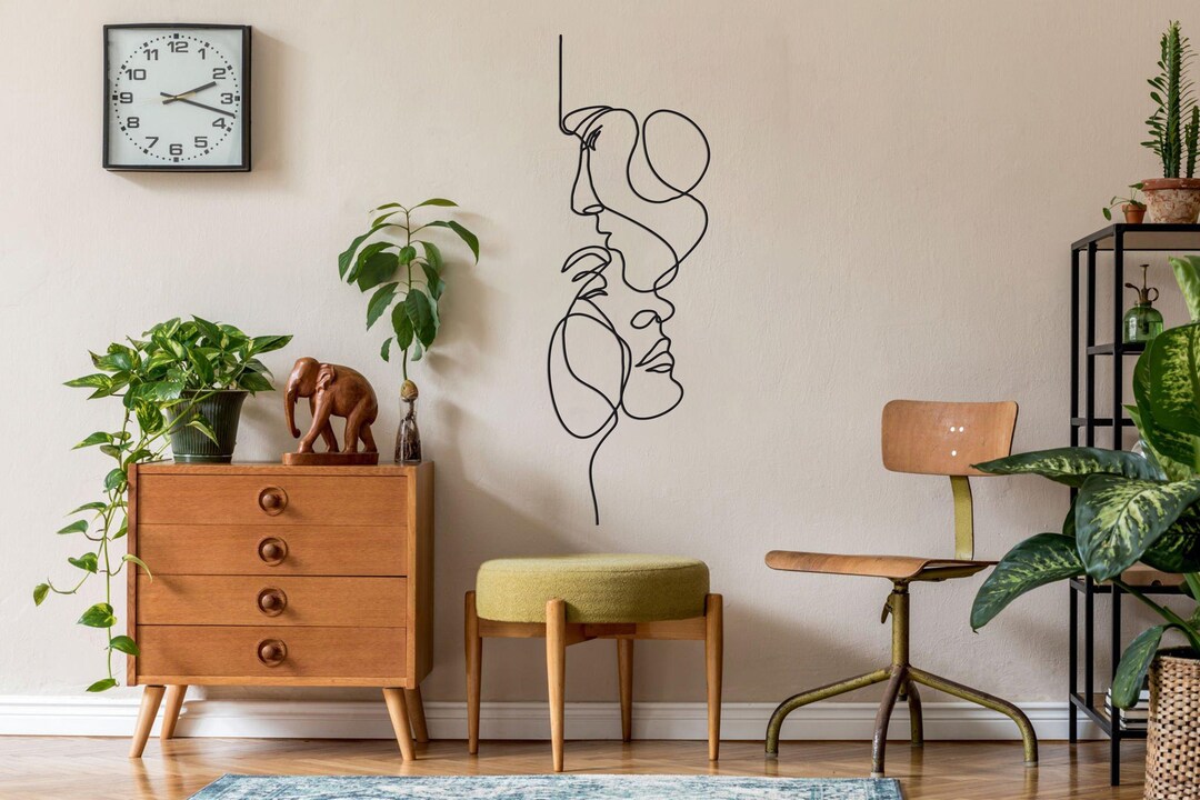 Metal Wall Decor,love Line ,home Decoration ,wall Sign, Metal Wall Art ...