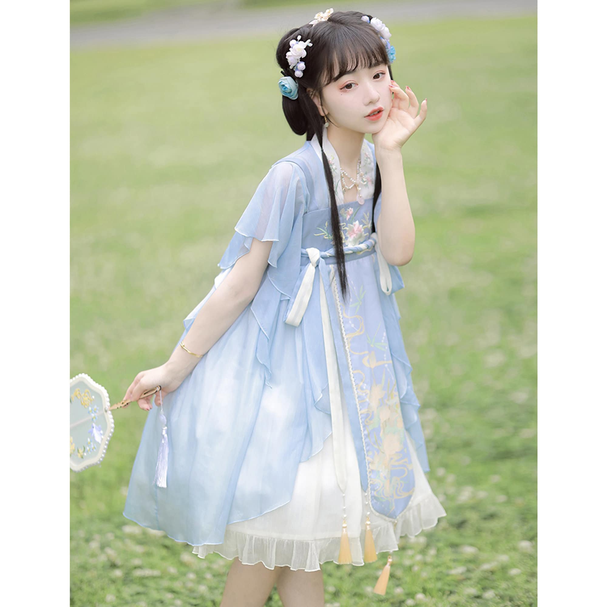 Original Hanbok, Women's Everyday Hanbok, Han Element Dress, Fairy ...