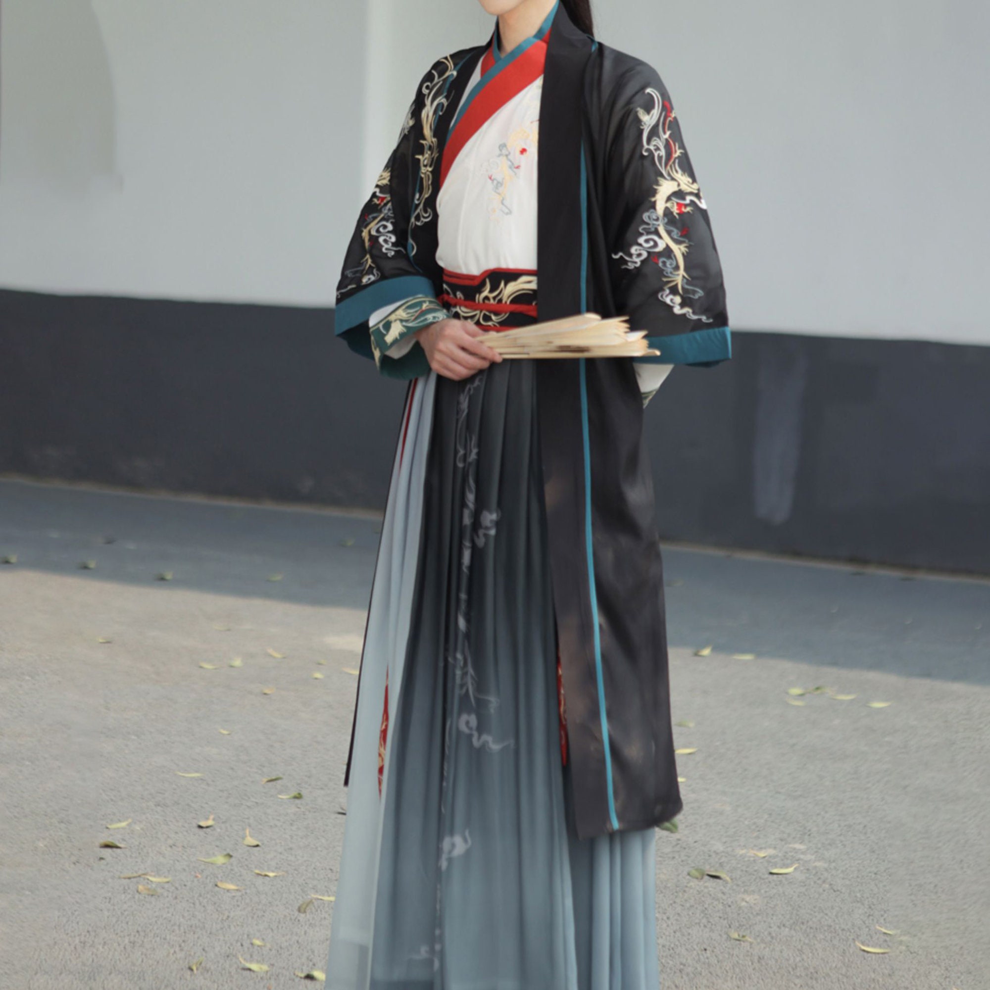 Martial Arts Hanfu Suit, Swordsman Chinese Style Ancient Costume, Men's ...