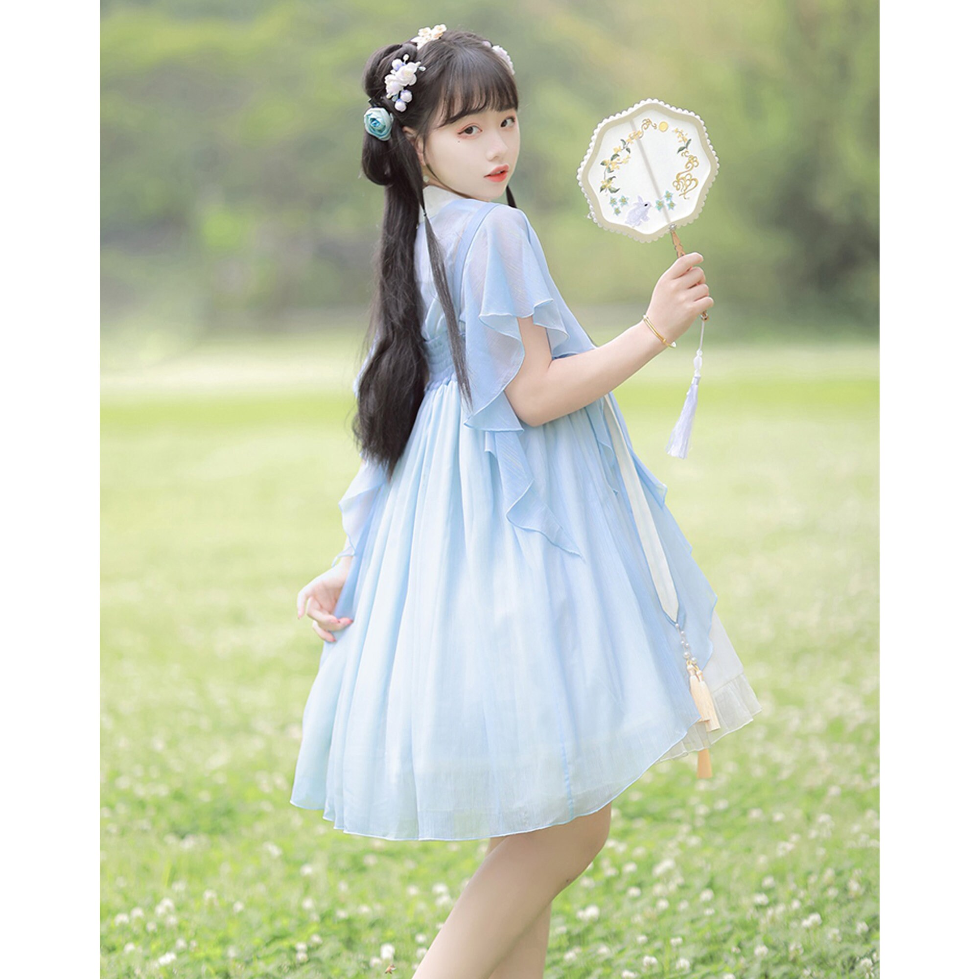 Original Hanbok, Women's Everyday Hanbok, Han Element Dress, Fairy ...