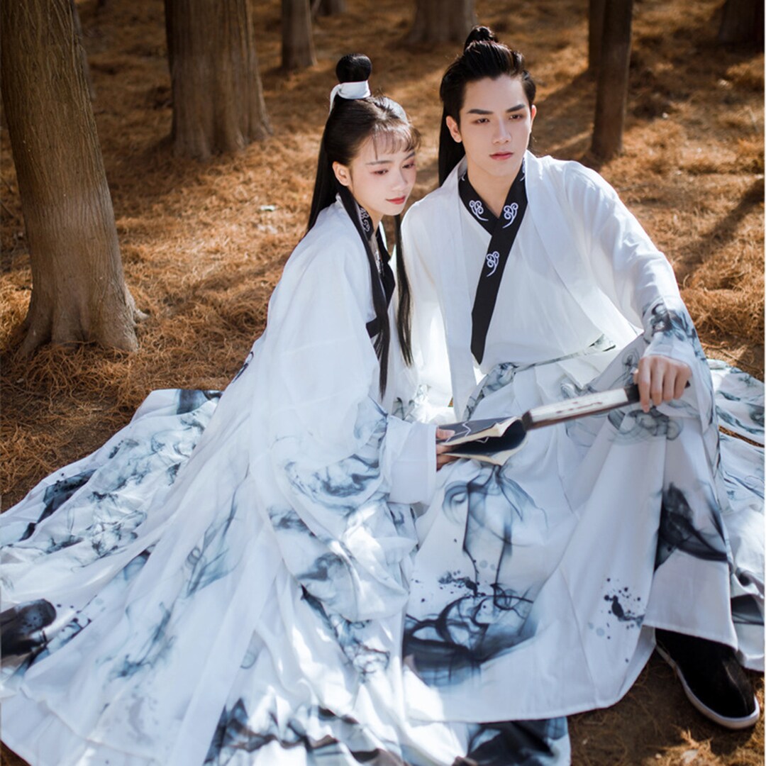 Ink Painting Traditional Hanfu,ancient Hanfu Set for Couples ...