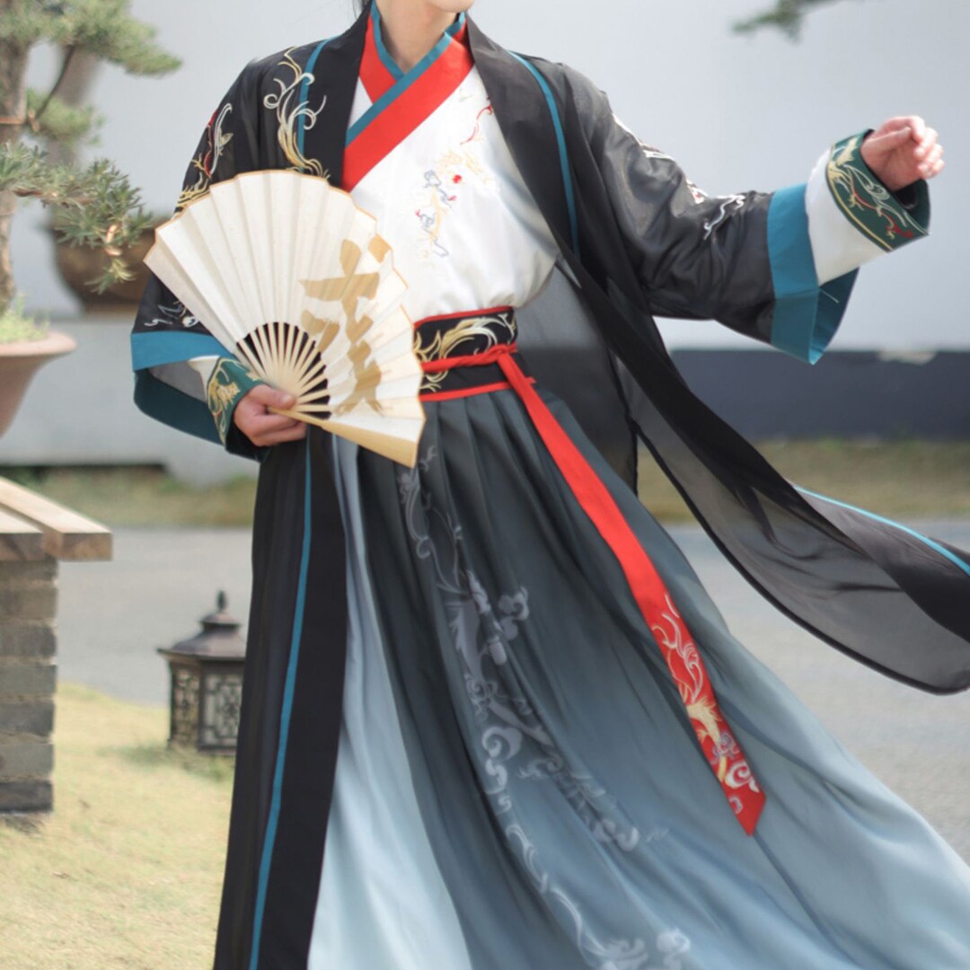Martial Arts Hanfu Suit, Swordsman Chinese Style Ancient Costume, Men's ...