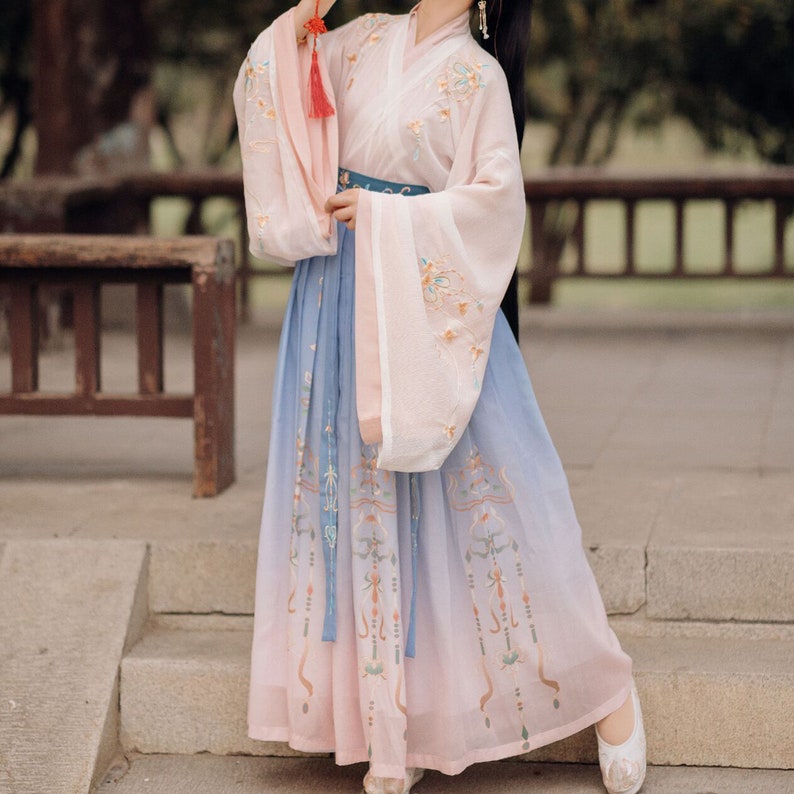 Original Hanfu Returning Farewell Hanfu Women Cross-neck - Etsy