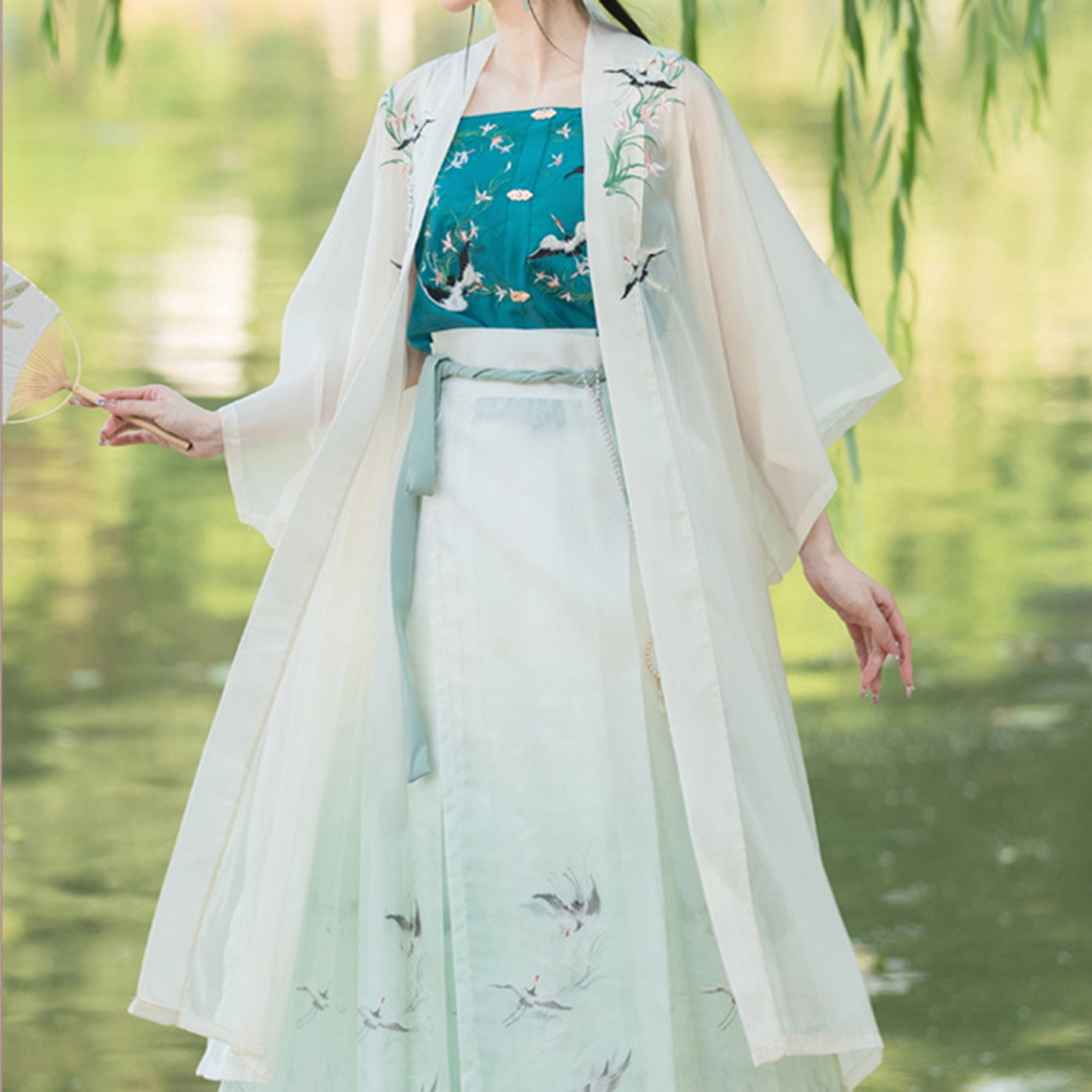 Hanfu Suitsoriginal Hanfusong-made Waist-length - Etsy