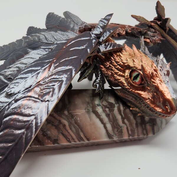 Copper Dragon 3d Print - Etsy