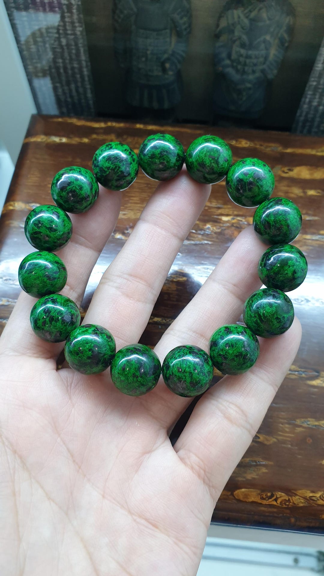 Mawsitsit Bracelet (18.5 Cm) | Fei Cui - Natural Maw Sit Sit Jade Beads ...