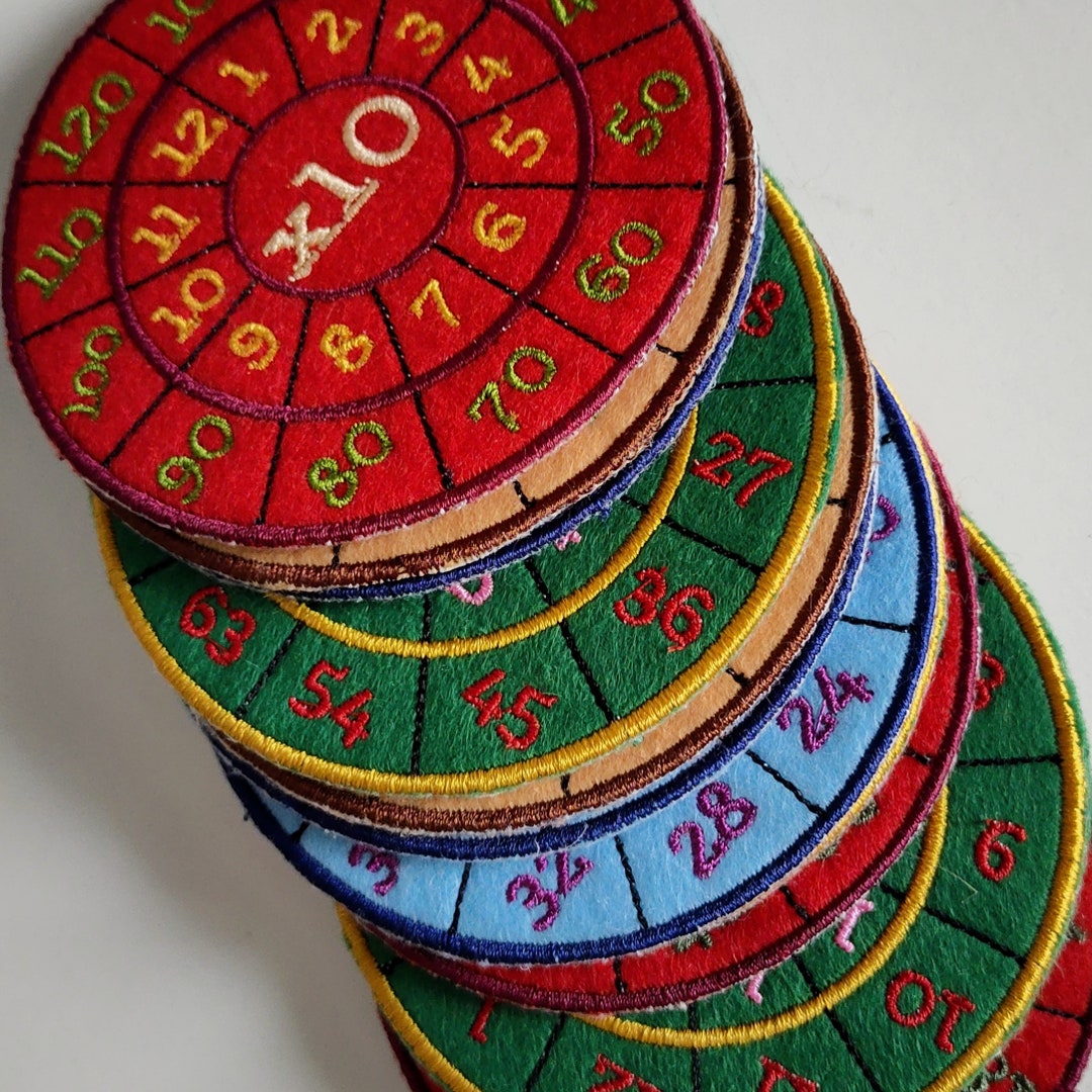 Roue tables de multiplication de 0 à 12 - Etsy France