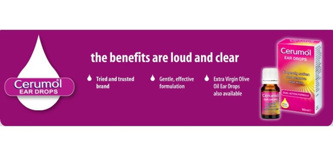 Cerumol Ear Wax Softener Dual Action Formula Soften & Remove Ear Wax ...