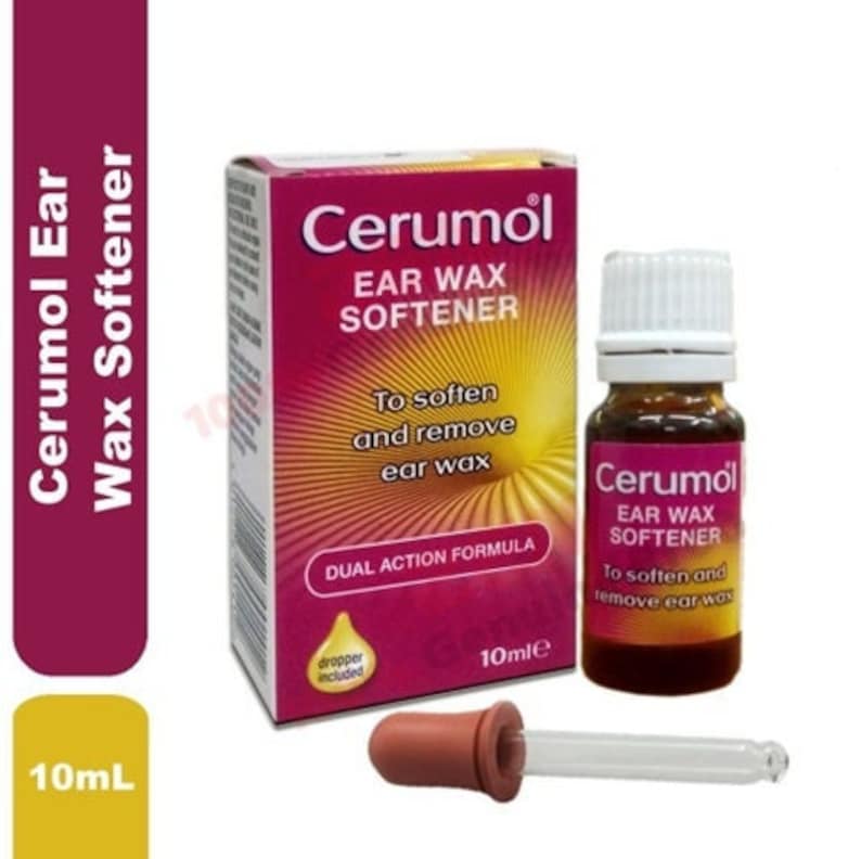 Cerumol Ear Wax Softener Dual Action Formula Soften & Remove Ear Wax ...