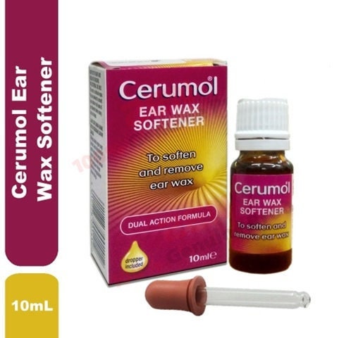 Cerumol Ear Wax Softener Dual Action Formula Soften & Remove Ear Wax ...