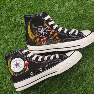 Custom Converse Embroidered Shoes Converse Chuck Taylor 1970s ...