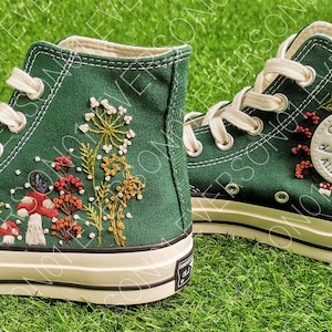 Custom Converse Embroidered Shoes Converse Chuck Taylor 1970s Custom ...