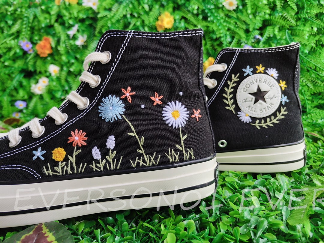 Customized Converse Embroidered Shoes Converse Chuck Taylor 1970s ...