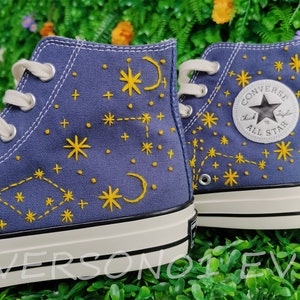 Custom Converse Embroidered Shoes Converse Chuck Taylor 1970s ...