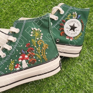 Custom Converse Embroidered Shoes Converse Chuck Taylor 1970s Custom ...