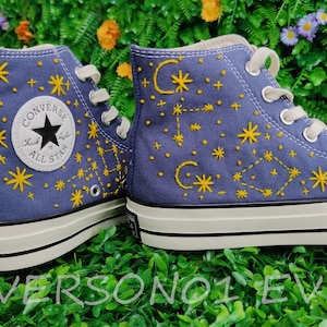 Custom Converse Embroidered Shoes Converse Chuck Taylor 1970s ...