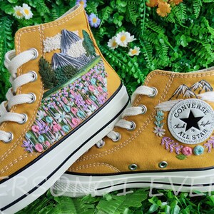 Custom Converse Embroidered Shoes Converse Chuck Taylor 1970s Custom ...