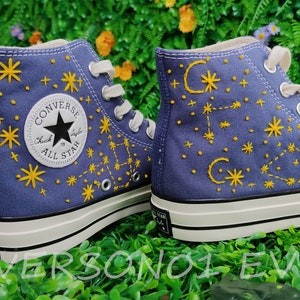 Custom Converse Embroidered Shoes Converse Chuck Taylor 1970s ...