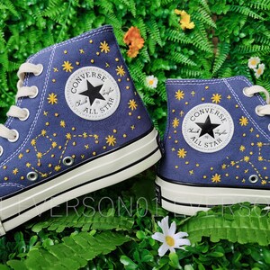 Custom Converse Embroidered Shoes Converse Chuck Taylor 1970s Custom ...