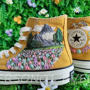 Custom Converse Embroidered Shoes Converse Chuck Taylor 1970s Custom ...