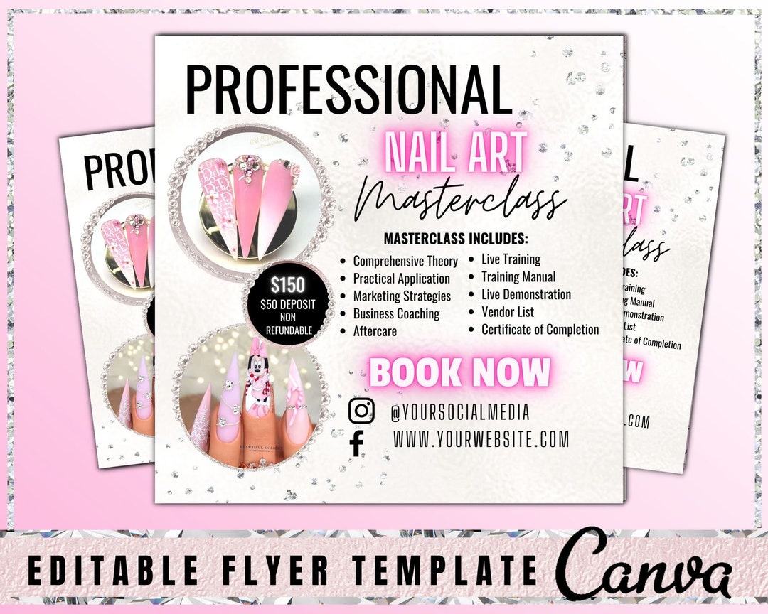 Masterclass, Masterclass Flyer, Lash Flyer, Hair Flyer, DIY Flyer, Edit ...