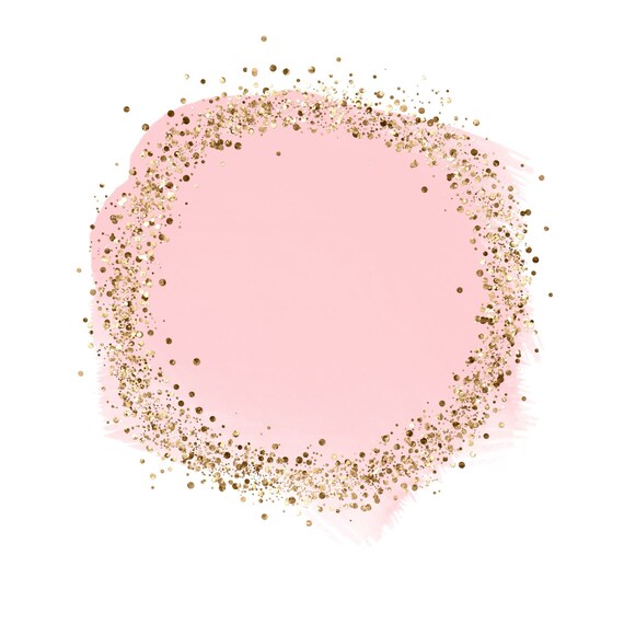 Pink And Gold Border Clip Art