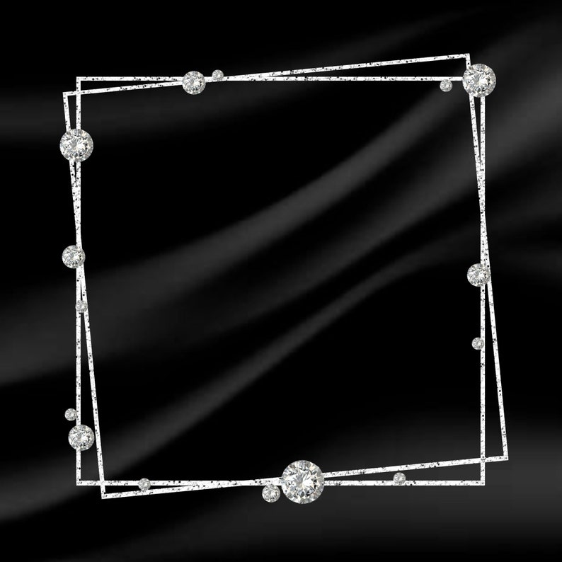 Diamond Frame, Diamond Overlays, Diamond Logo Frame | Rhinestone ...