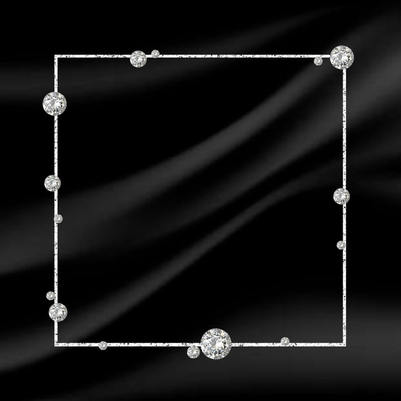 Diamond Frame, Diamond Overlays, Diamond Logo Frame | Rhinestone ...