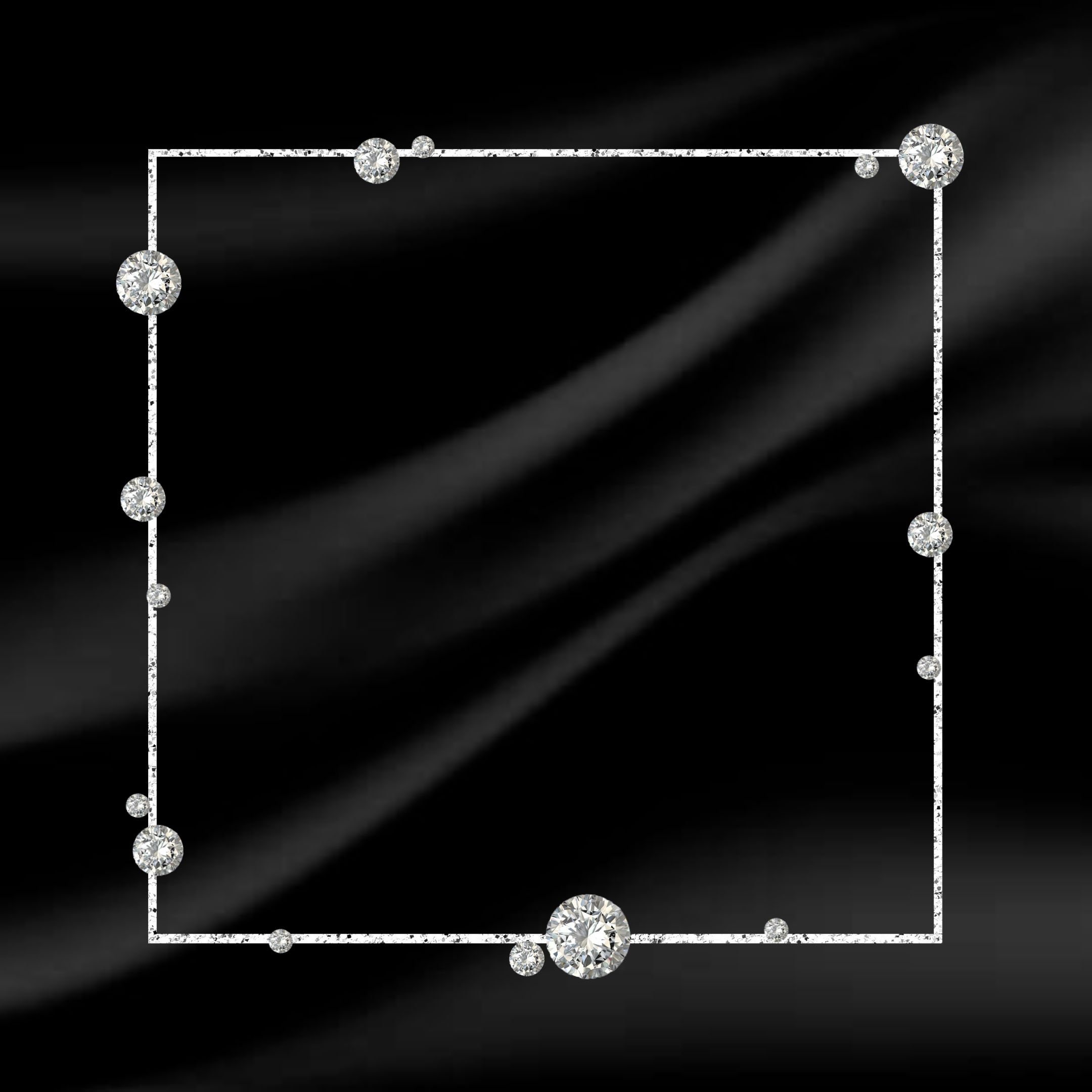 Diamond Frame, Diamond Overlays, Diamond Logo Frame | Rhinestone ...