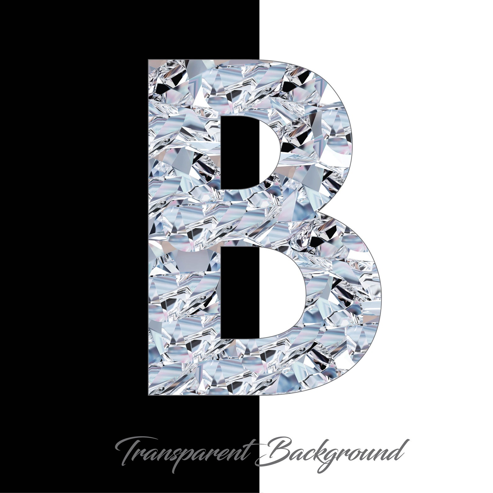 Diamond Alphabet, Diamond Letters, Png Alphabet, Png Letters, Diamond ...