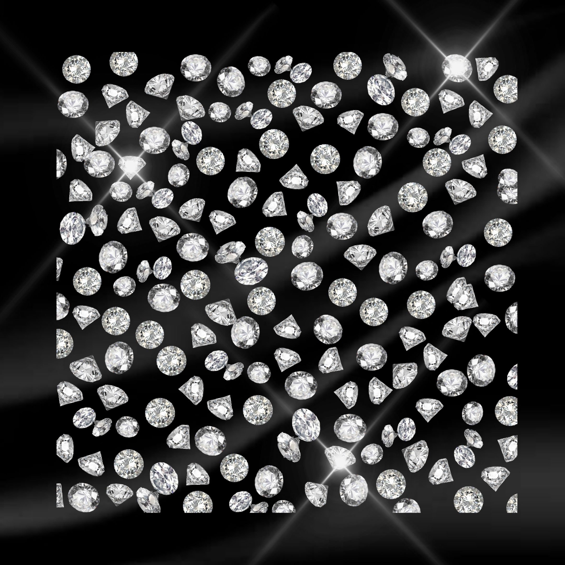 Diamond Clip Art, Diamond Overlays, Diamond Confetti, Rhinestone ...