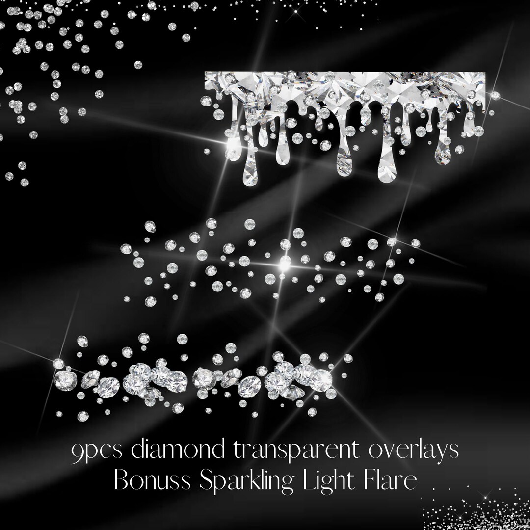 Diamond Overlays, Diamond Overlay, Diamond Clip Art, Silver Rhinestones ...