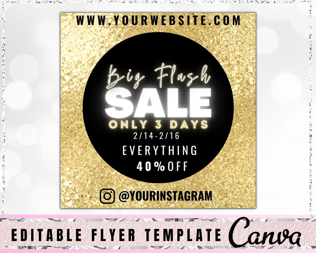 Gold Flyer for Sales, Flyer, Flyers, Sale, Sales, Sales Flyers ...