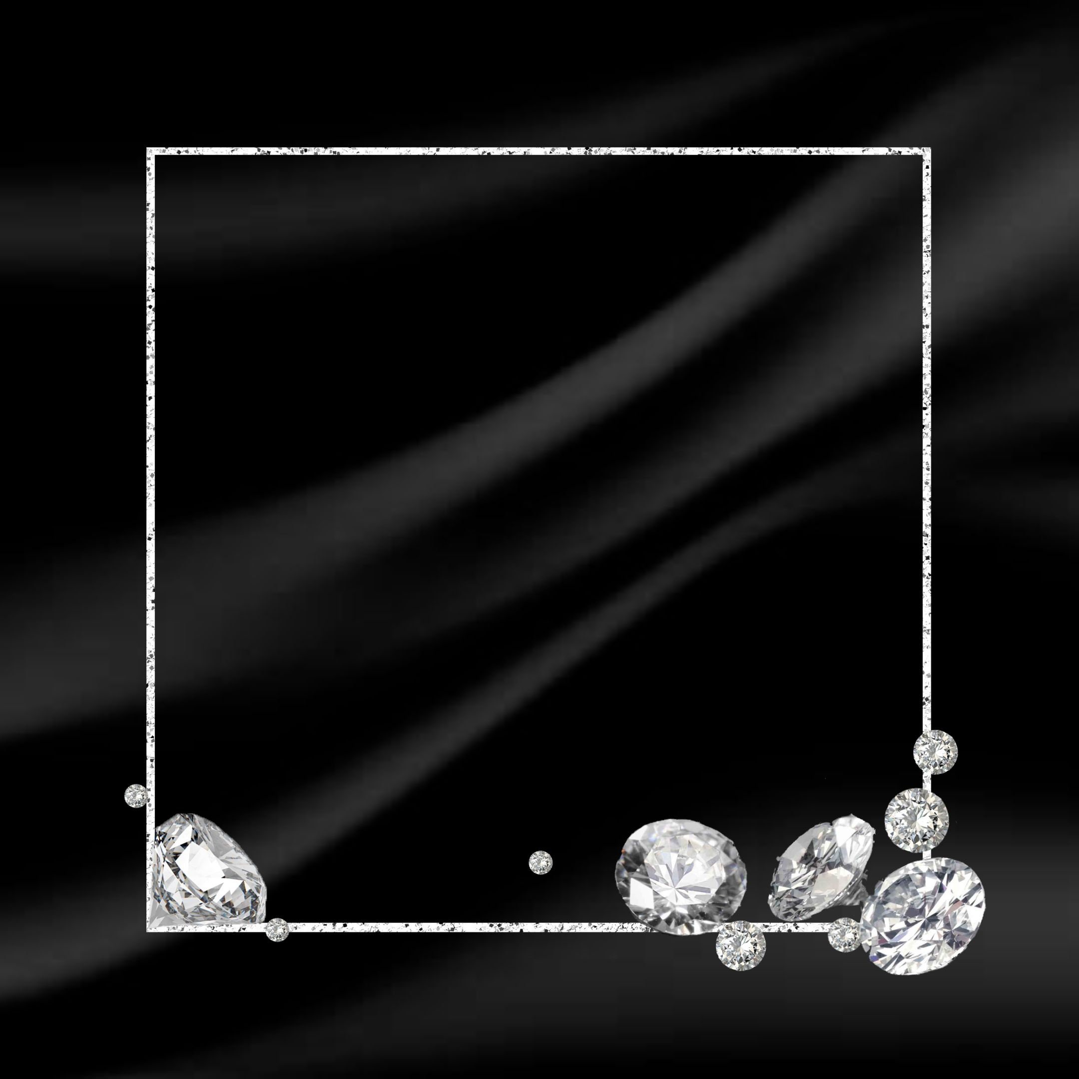 Diamond Frame, Diamond Overlays, Diamond Logo Frame | Rhinestone ...