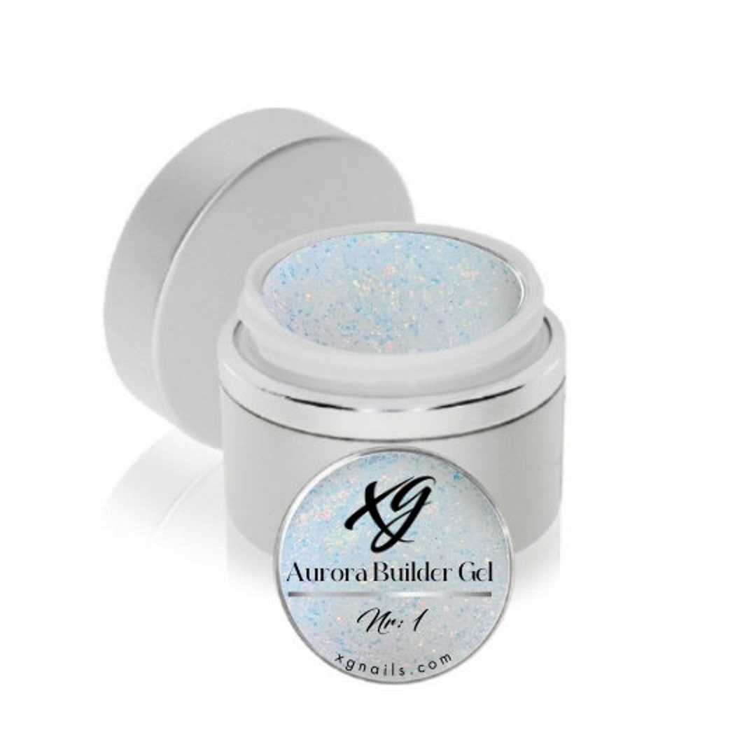 Aurora Builder Gel, Nr: 1. Glitter Builder Gel With Aurora Flakes. Nail Charms, Nail Art, Nail ...