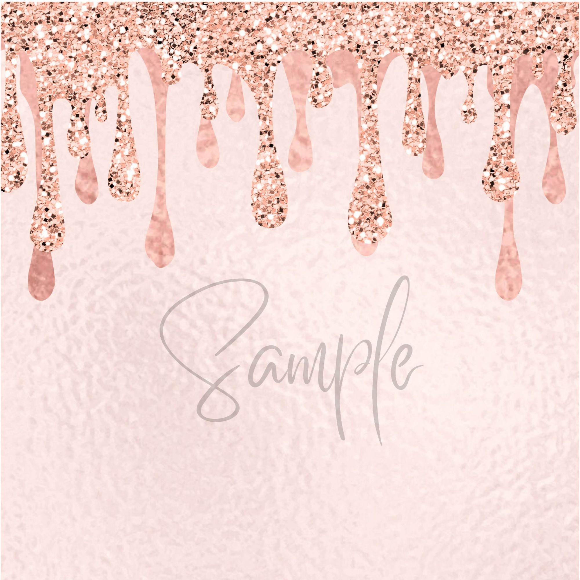 Rose Gold Dripping Glitter Digital Paper, Glitter Backgrounds With ...