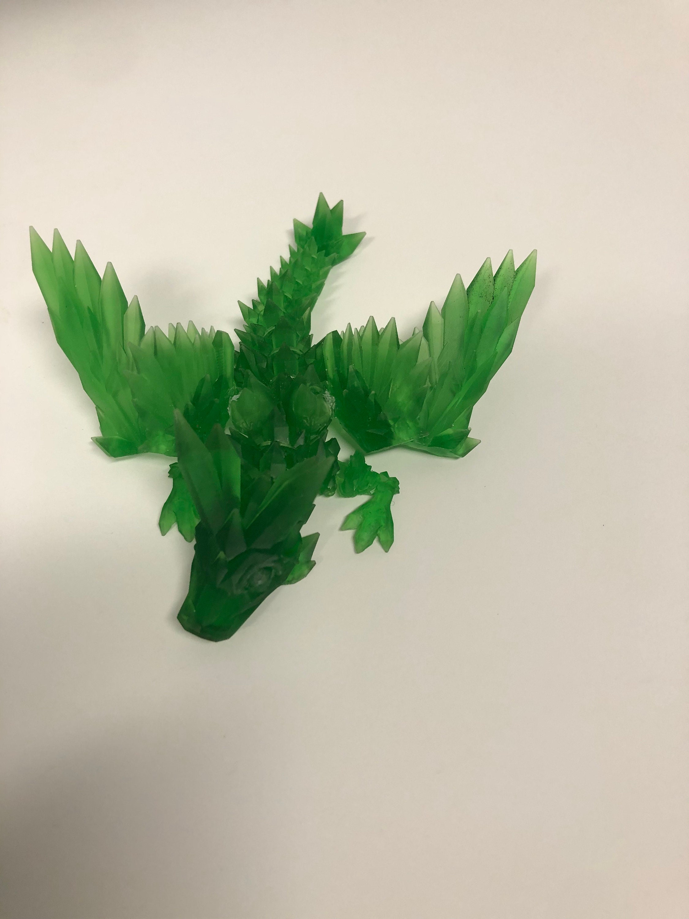 Crystal Wing Dragon Articulating Dragon Cinderwing3d - Etsy