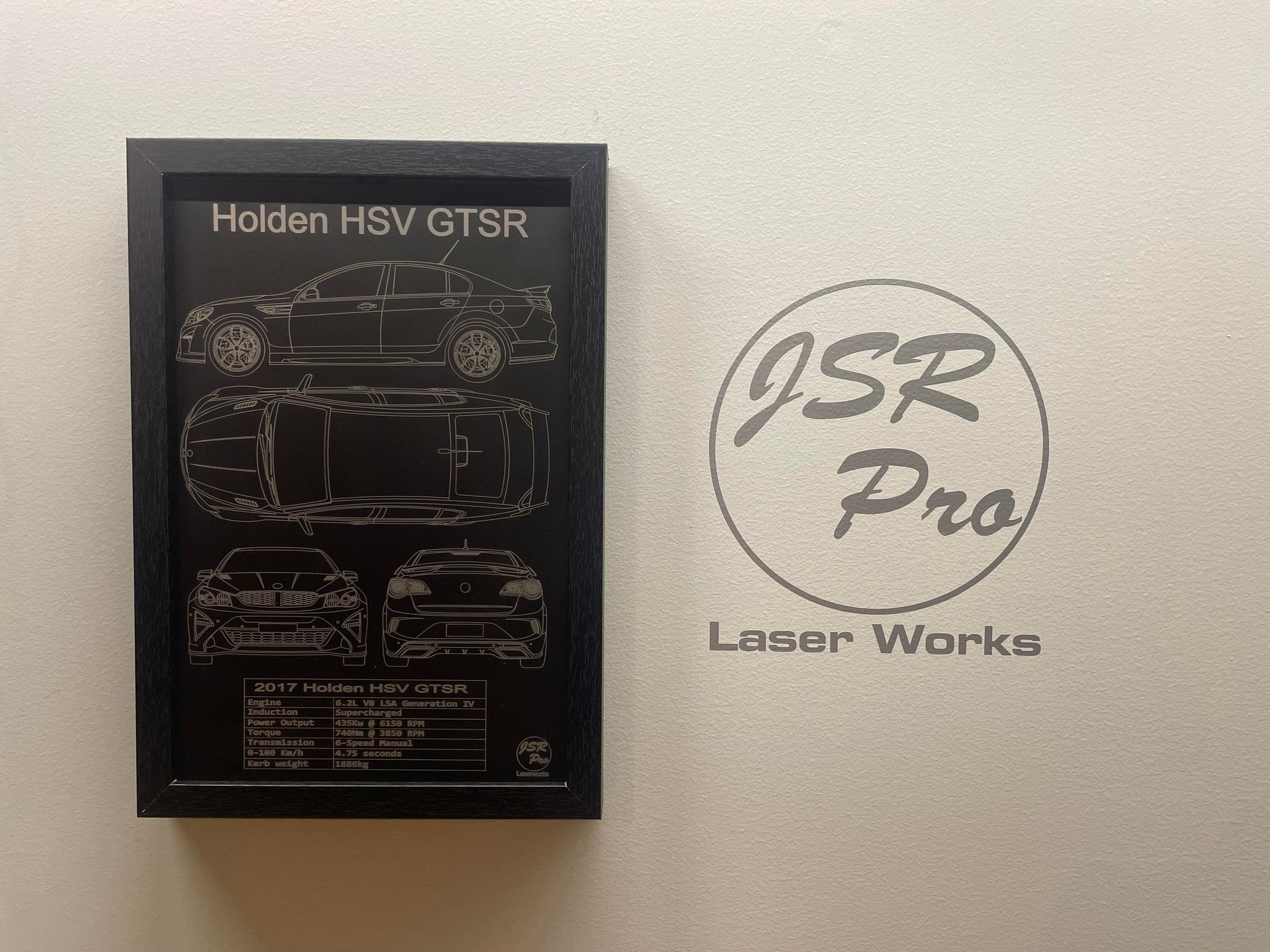 Holden HSV GTSR Blueprint Wall Art - Etsy